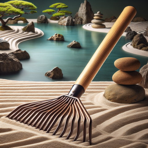 Full Size Outdoor Zen Garden Rake Review - Japanese Garden Craft