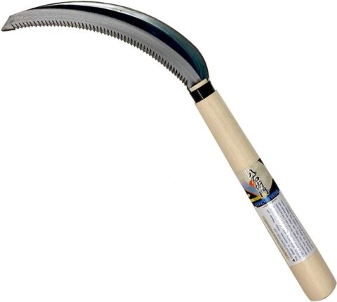 HACHIEMON Serrated Sickle MINI Review - Japanese Garden Craft