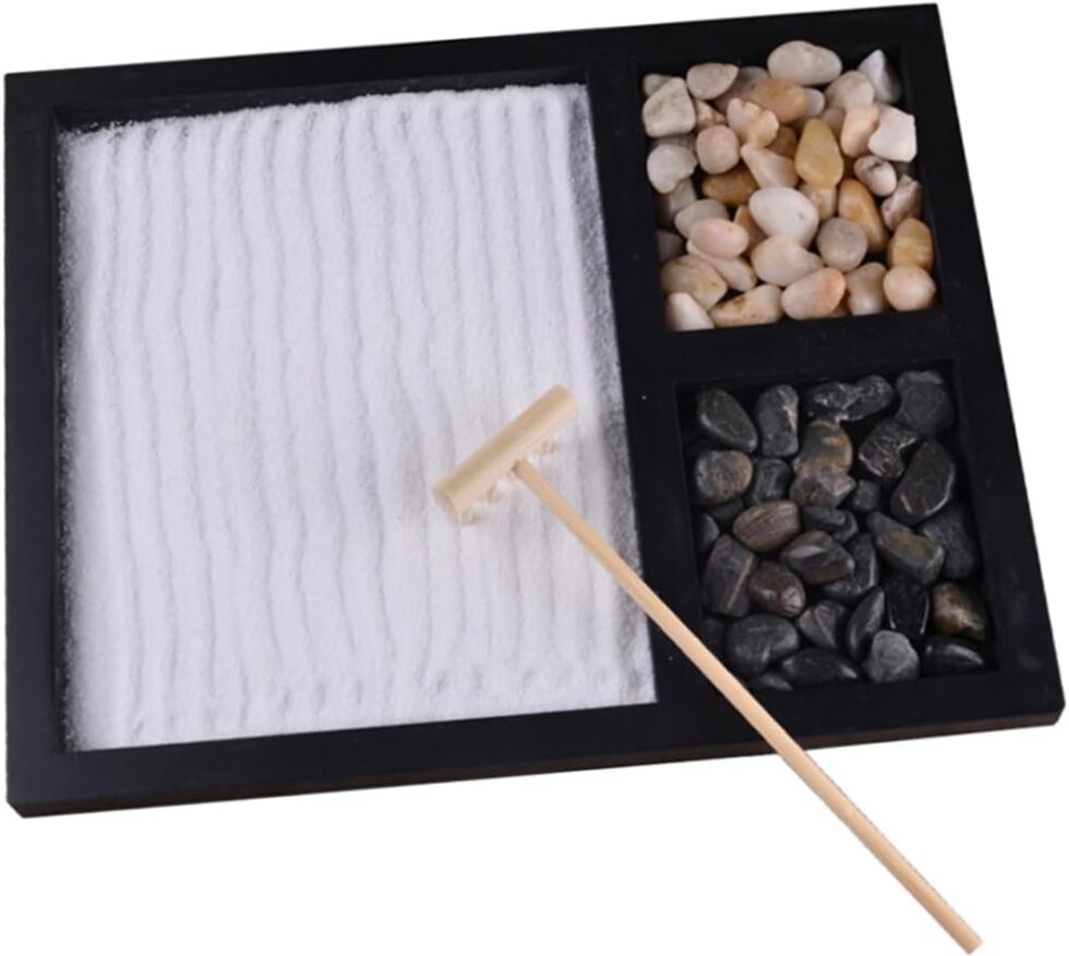 Toyvian Mini Sand Table Zen Garden Review - Japanese Garden Craft