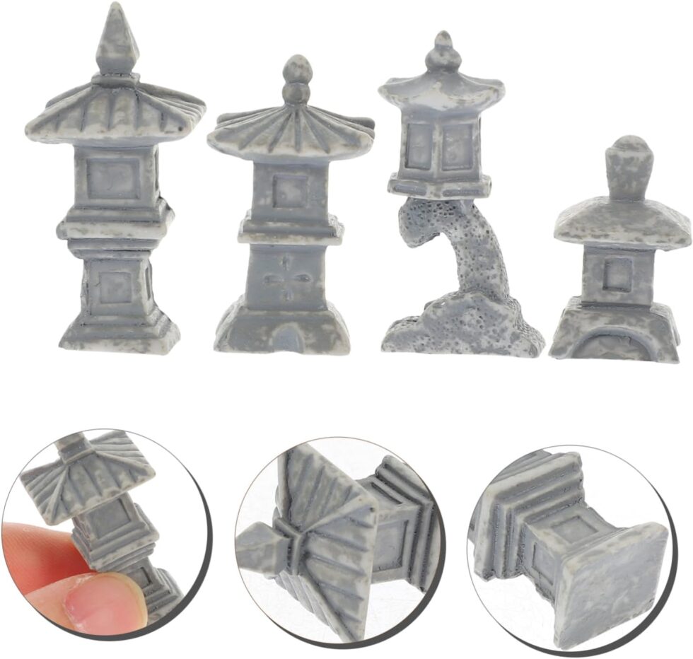 SUPVOX Miniature Stone Lantern Pagoda Review - Japanese Garden Craft