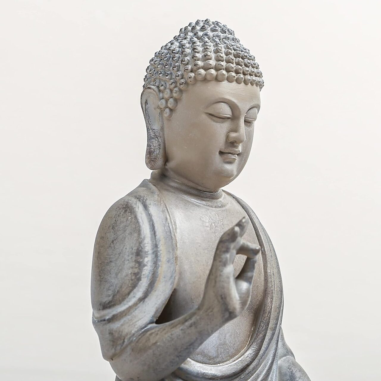 Meditating Buddha Statue Figurine Review - Japanese Garden Craft