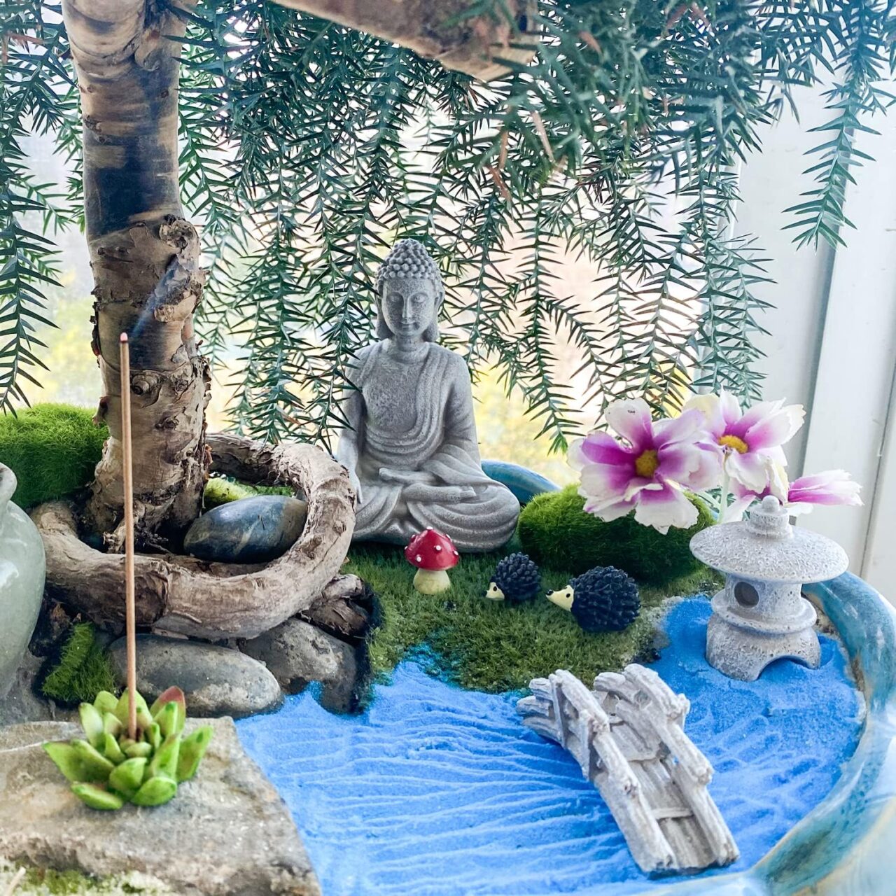Meditation Buddha Zen Garden Accessories Review - Japanese Garden Craft