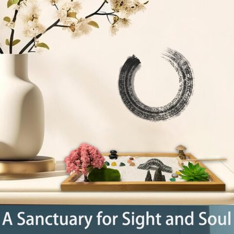 Threeheng Mini Zen Sand Garden Kit Review - Japanese Garden Craft